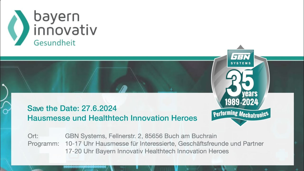 Hausmesse GBN Systems: die Highlights unseres Programms